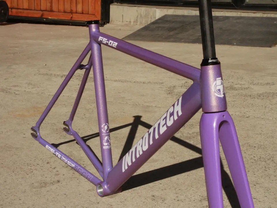 Intro7 Intro 7 FS-02 Fixie single speed track bicycle frameset, Sports ...