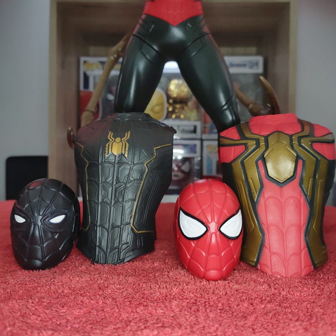 IRON SPIDER-MAN 13" Interchangeable suits and masks., Hobbies & Toys ...