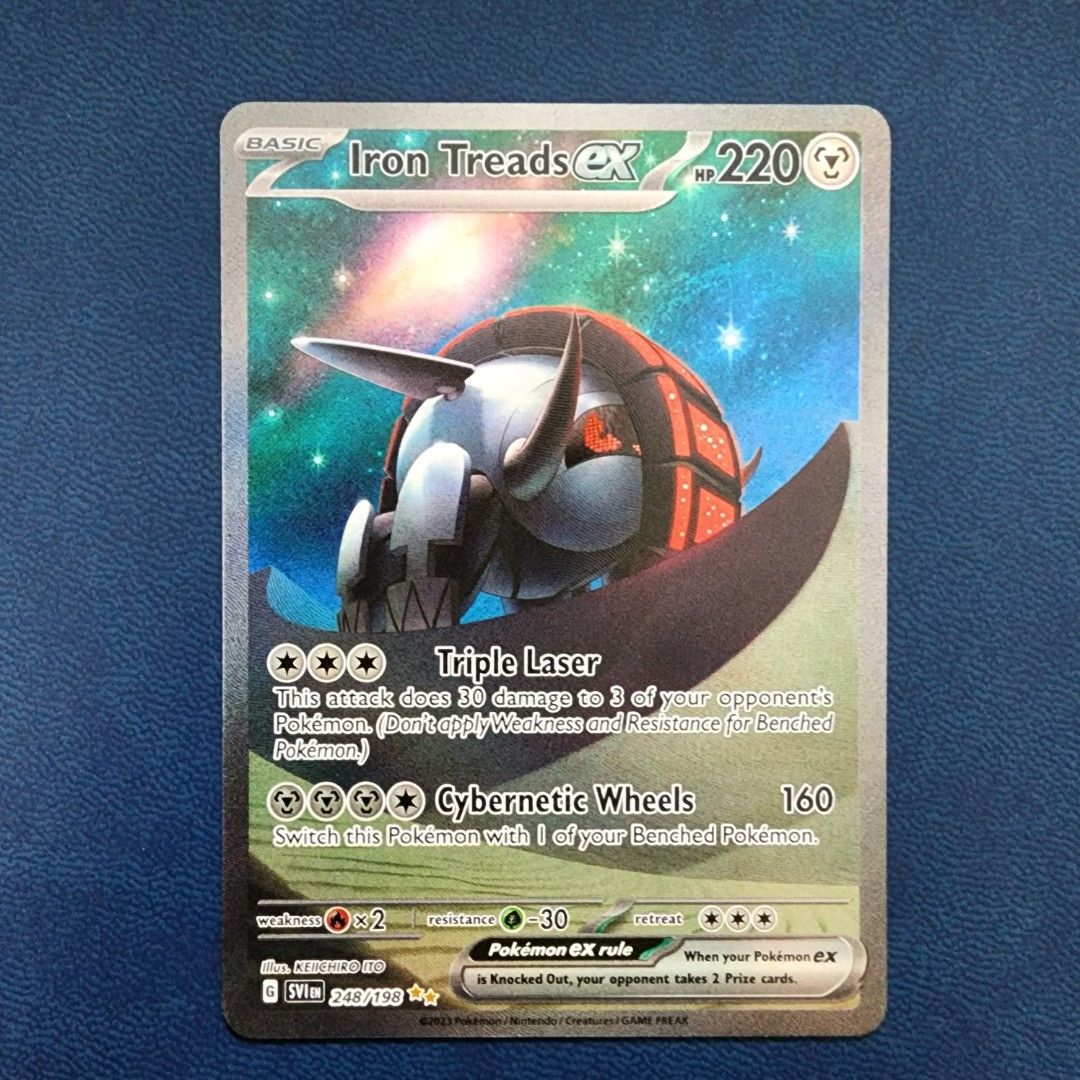 Iron Treads ex - SIR / Alternate Art (Pokemon card), Hobbies & Toys ...