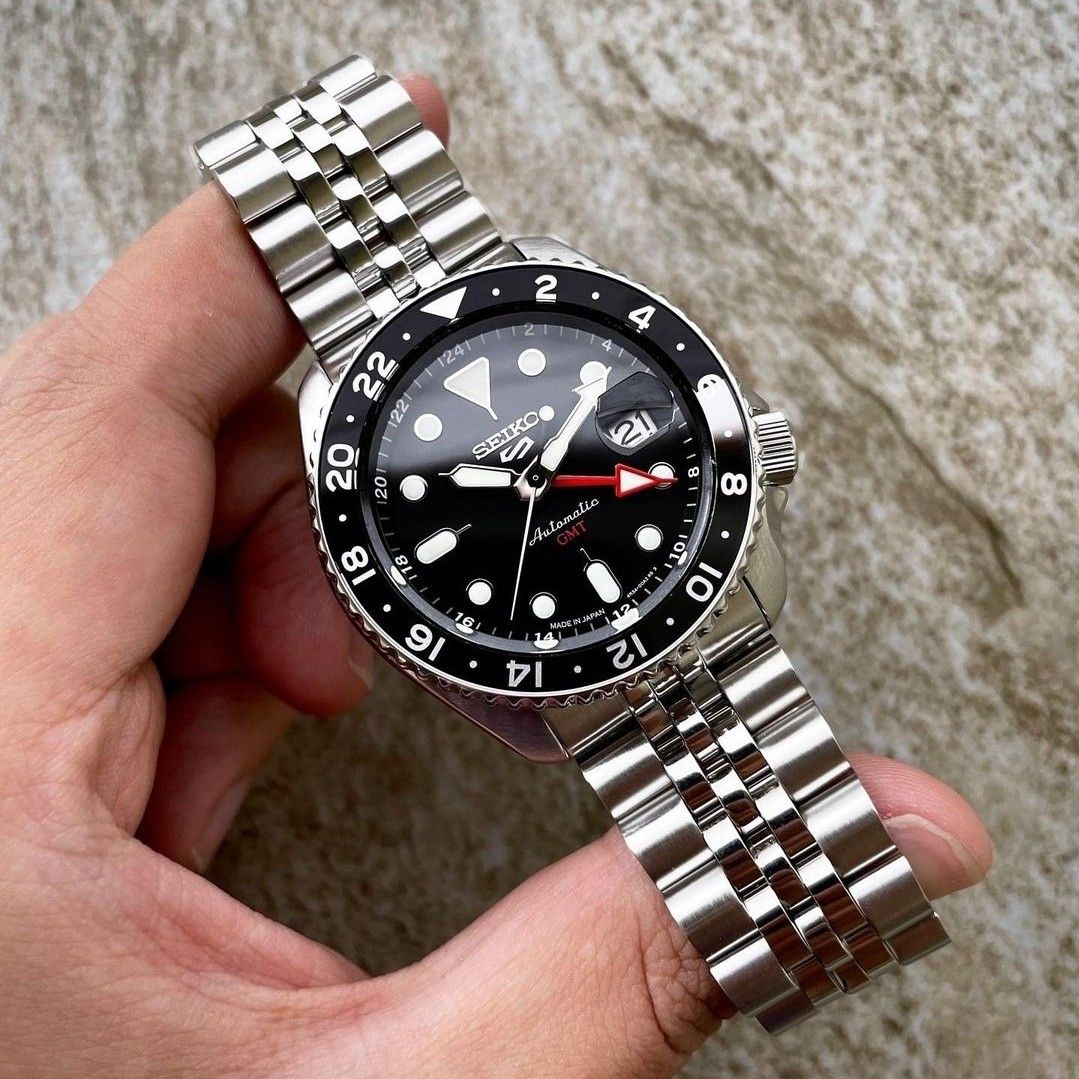 Jam Tangan Seiko 5 Sport GMT SSK001 Series, Fesyen Pria, Jam Tangan di ...