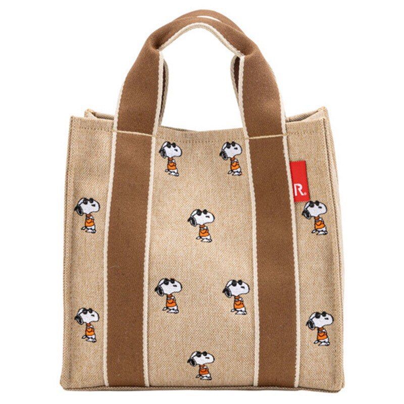 Japan Rootote Peanuts Snoopy Canvas Tote Bag, Women's Fashion, Bags & Wallets, Tote Bags on ...