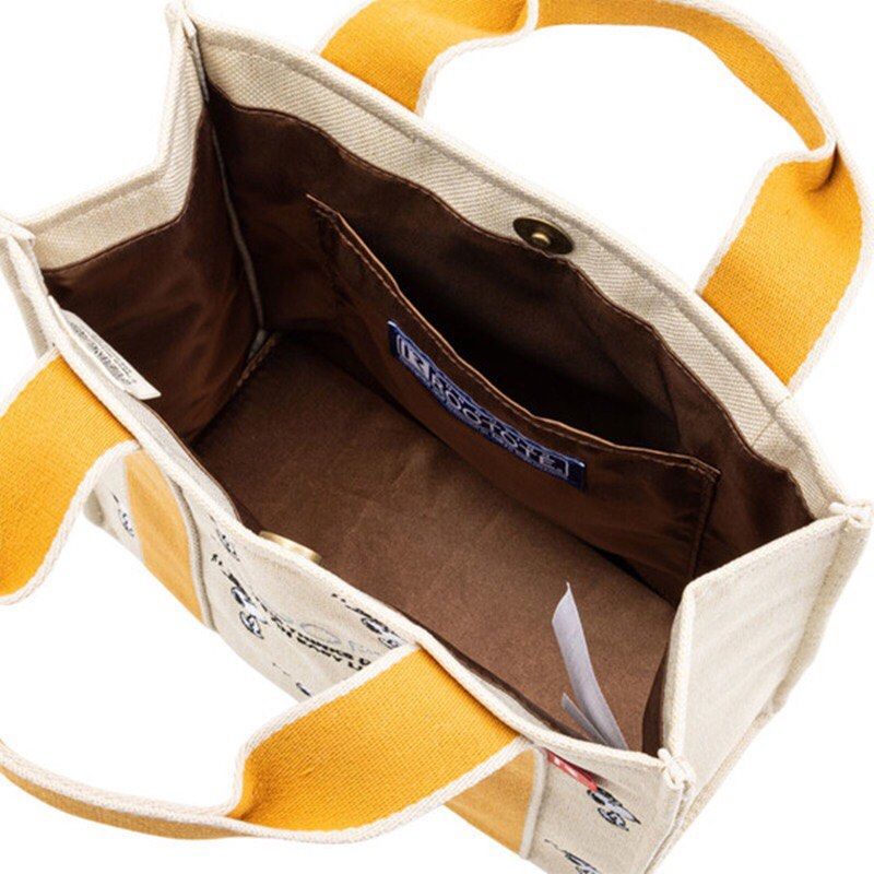 Japan Rootote Peanuts Snoopy Canvas Tote Bag, Women's Fashion, Bags ...