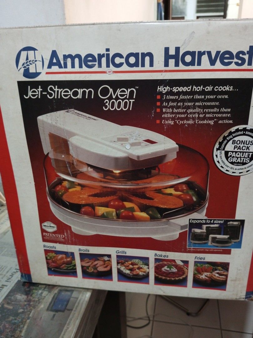 Jet stream oven merk American Harvest, Kitchen & Appliances di Carousell