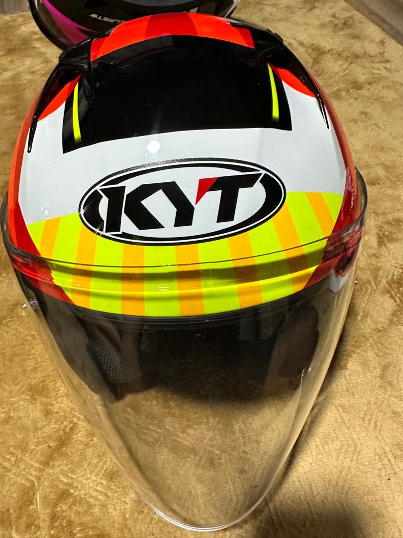 KYT NFJ helmet, Motorcycles, Motorcycle Apparel on Carousell