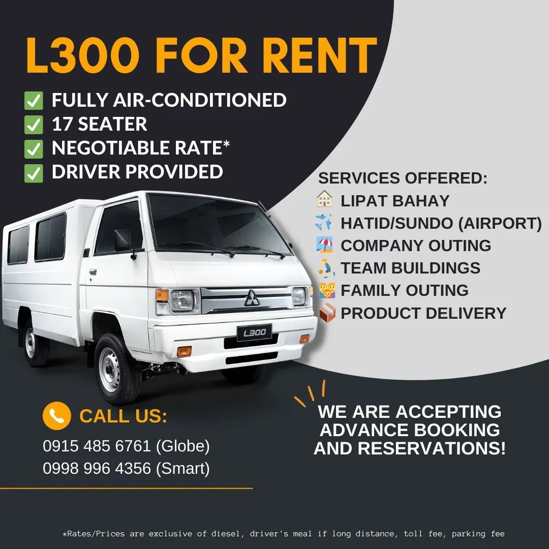L300 For Rent on Carousell