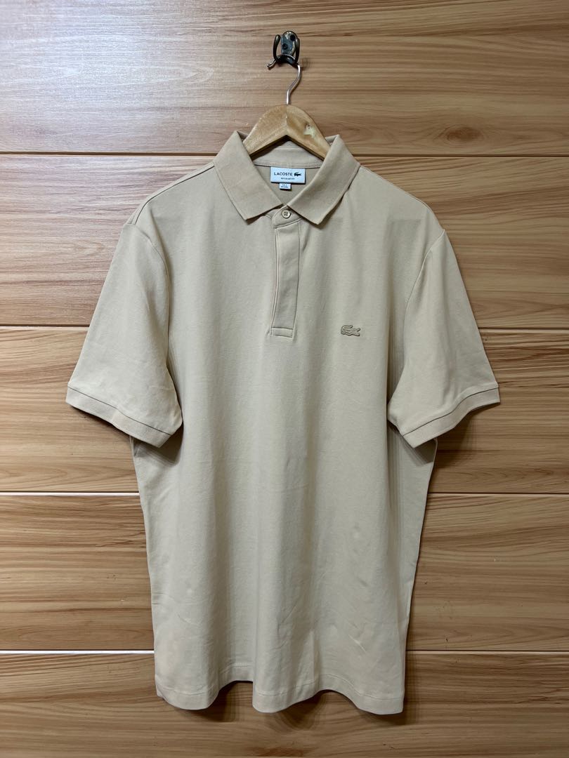 Lacoste Monotone Logo, Men's Fashion, Tops & Sets, Tshirts & Polo Shirts on Carousell