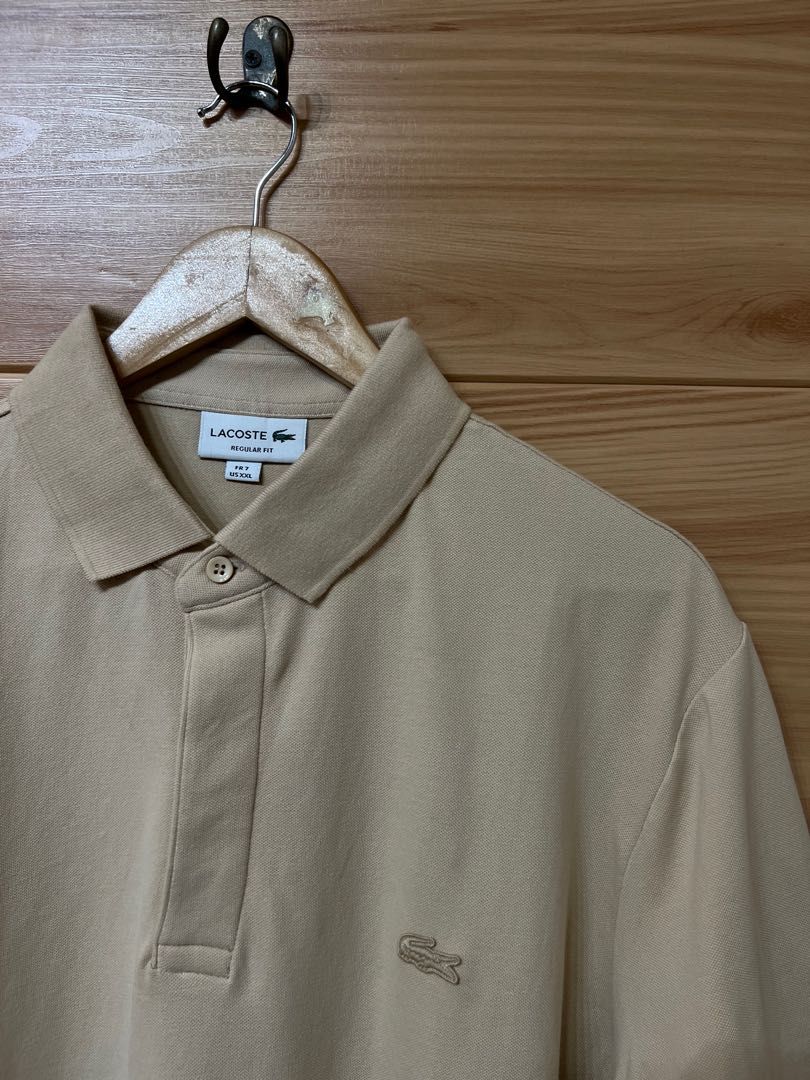 Lacoste Monotone Logo, Men's Fashion, Tops & Sets, Tshirts & Polo Shirts on Carousell