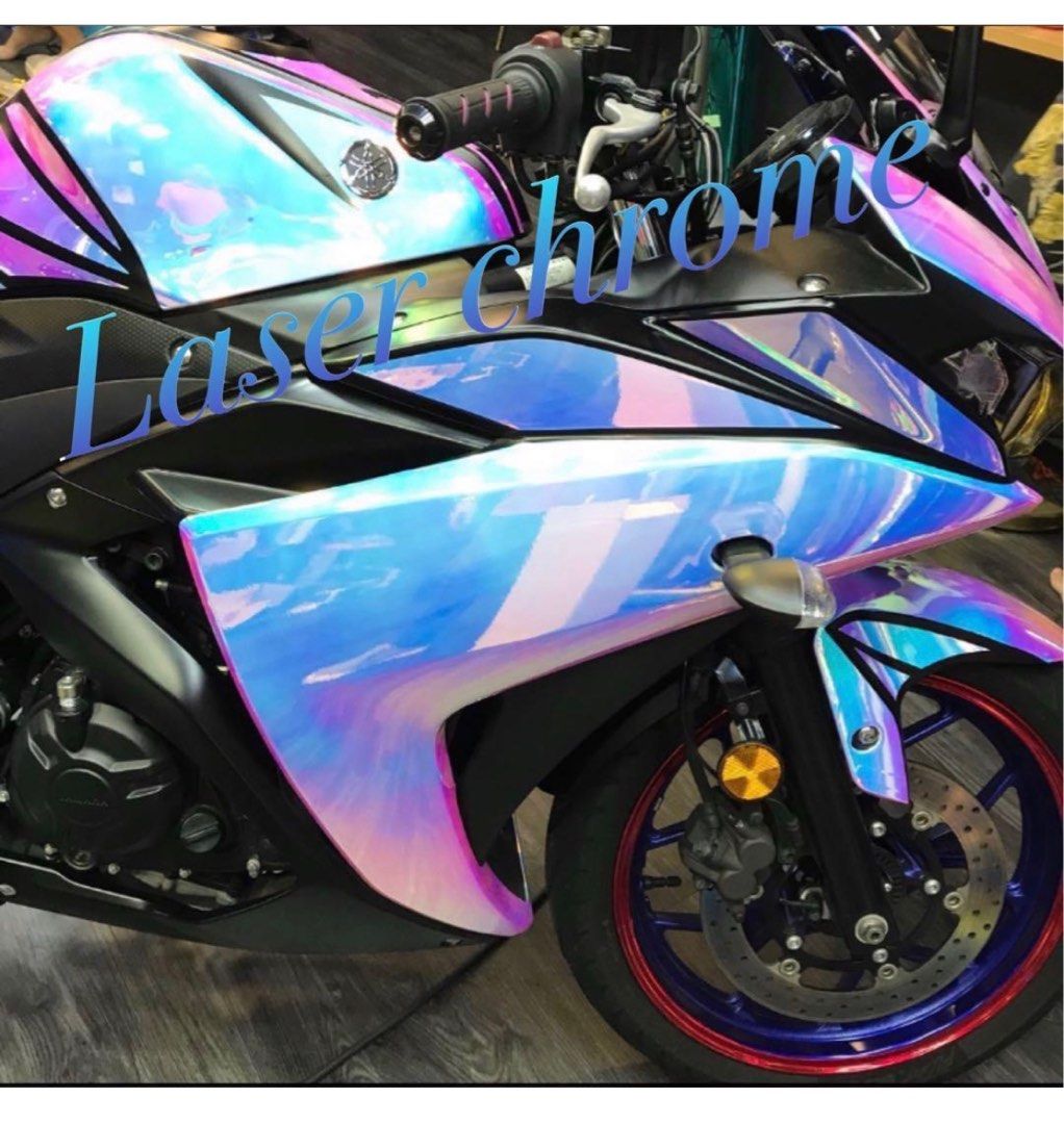 mirror wrap motorcycle