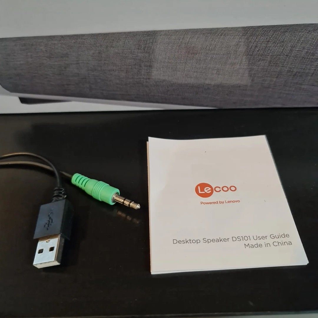 Lecoo DS101 Desktop Speaker by Lenovo (aux/bluetooth) on Carousell