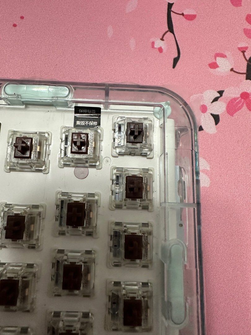 Like New MelGeek Mojo 68 Mojo68 Transparent Mechanical Keyboard ...