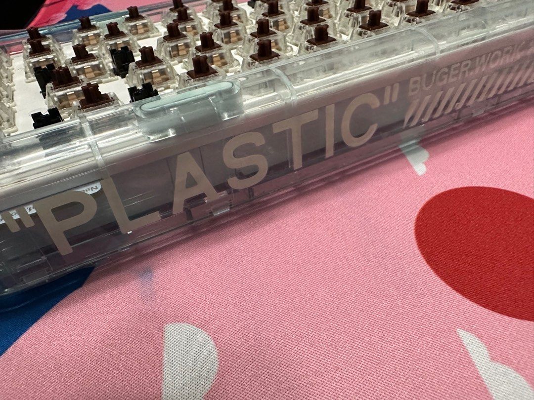 Like New MelGeek Mojo 68 Mojo68 Transparent Mechanical Keyboard ...