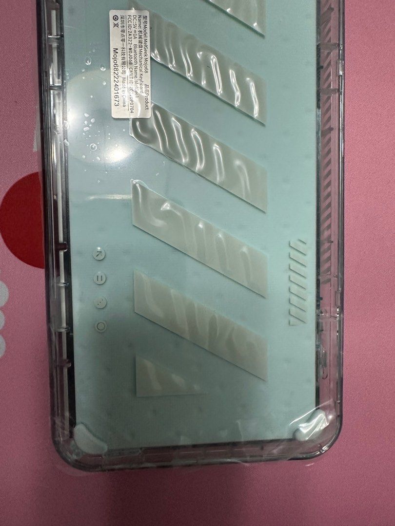 Like New MelGeek Mojo 68 Mojo68 Transparent Mechanical Keyboard ...