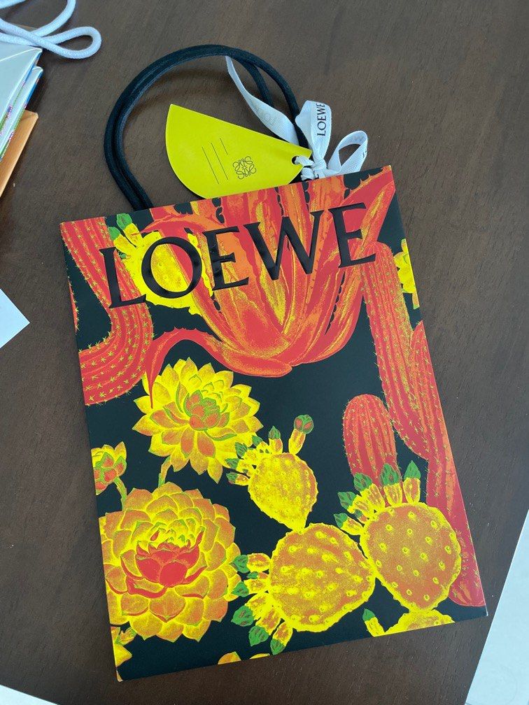 Loewe paper bag, Luxury, Bags & Wallets on Carousell