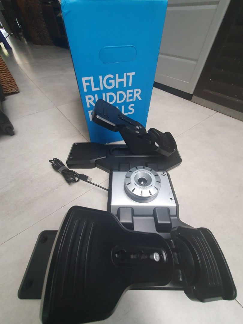 Logitech Flight Rudder Pedals, Computers & Tech, Parts & Accessories ...