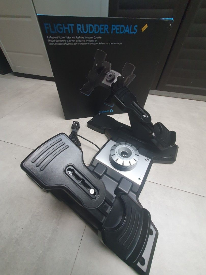 Logitech Flight Rudder Pedals, Computers & Tech, Parts & Accessories ...