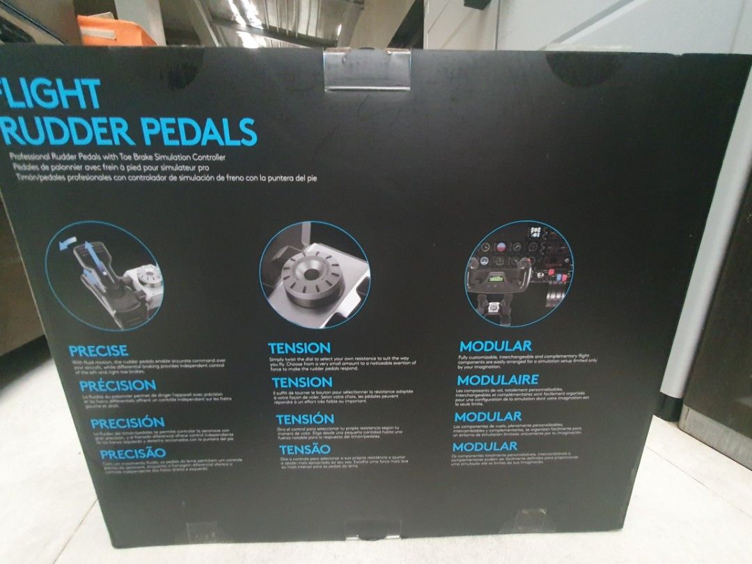 Logitech Flight Rudder Pedals, Computers & Tech, Parts & Accessories ...