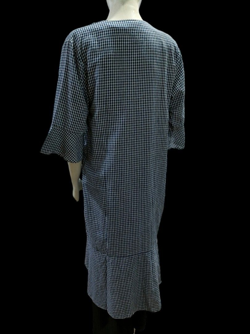 Long outer kotak model gemoy, Fesyen Wanita, Pakaian Wanita, Atasan di ...