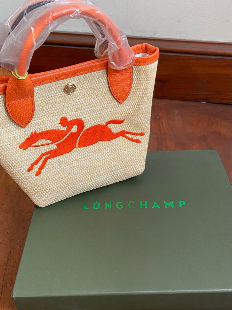 Longchamp Le Pliage Paris - Saint Tropez Bucket Bag in Orange | Cross ...