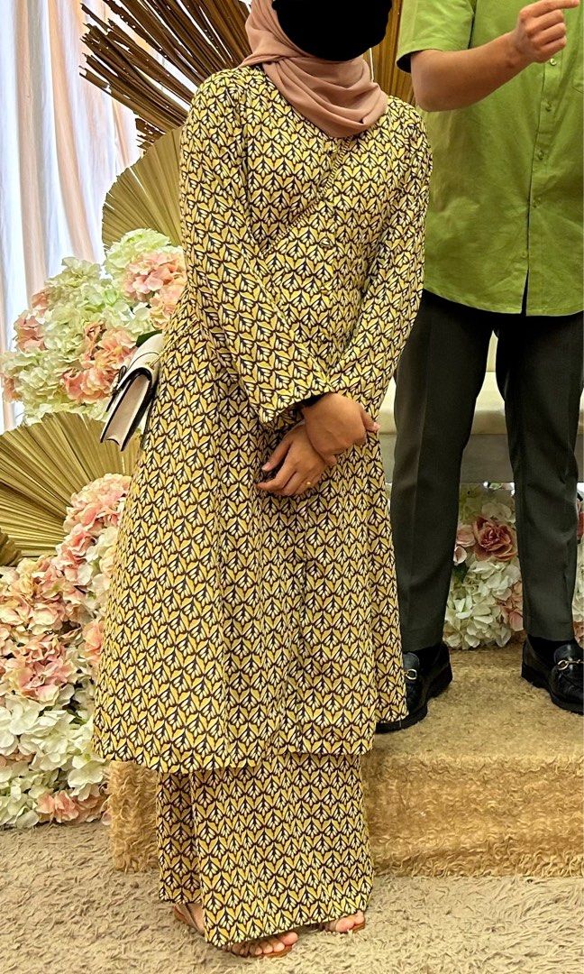 Lubna Kebarong with Mandarin Collar #KEMASRAYA, Women's Fashion ...