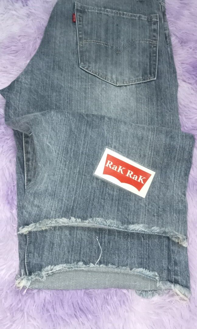 LVC 505-0217 SELVEDGE FACTORY CUT OFF SHORT, Men's Fashion, Bottoms ...