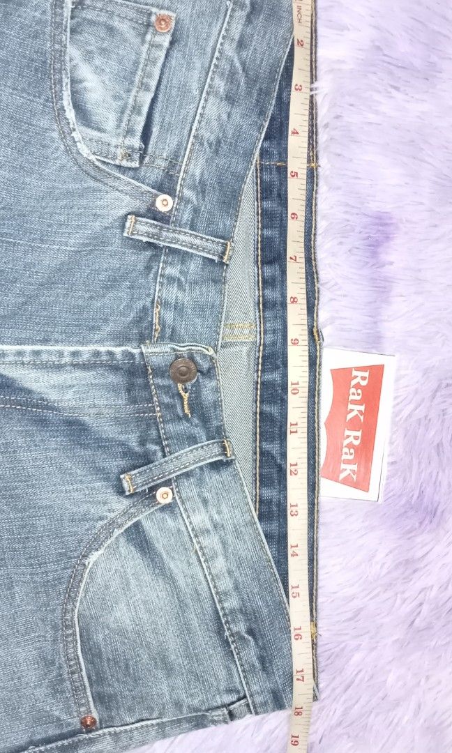 LVC 505-0217 SELVEDGE FACTORY CUT OFF SHORT, Men's Fashion, Bottoms ...