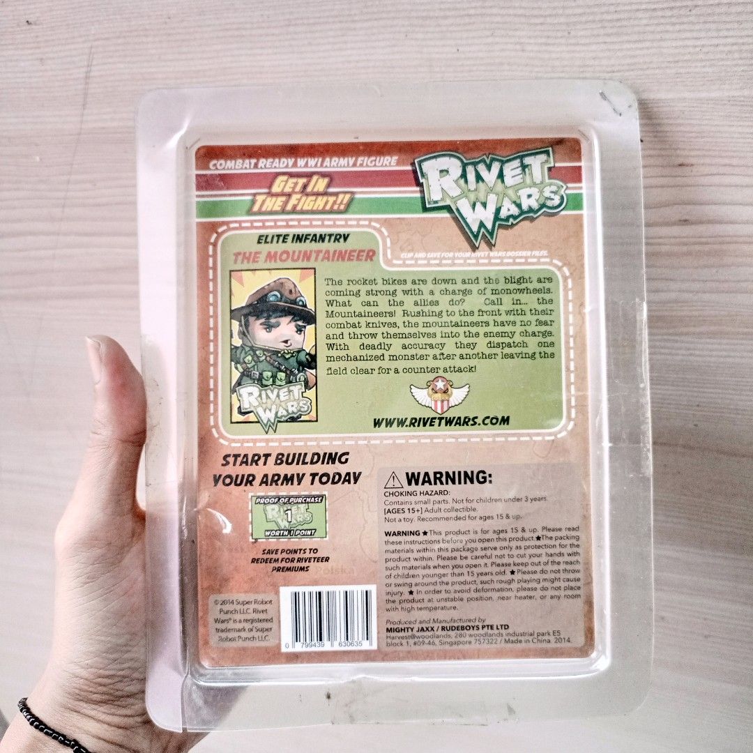 Mainan Tentara Army Figure Rivet Wars Mighty Jaxx Original, Toys ...