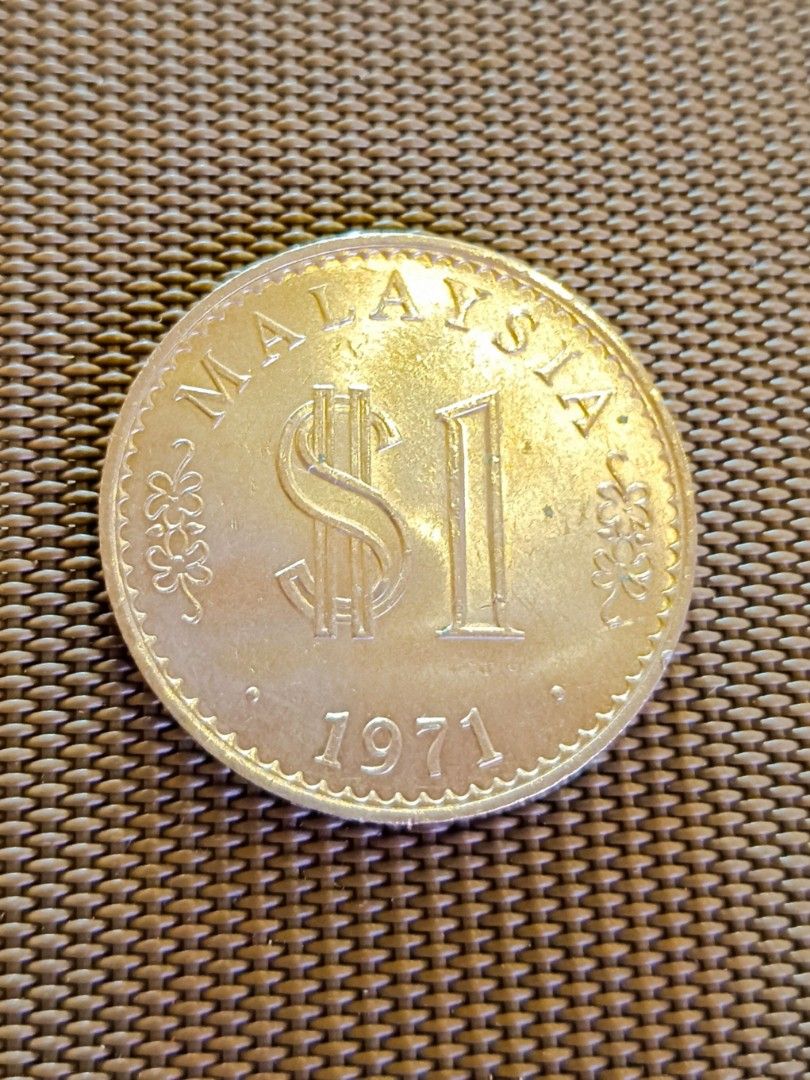 Malaysia 1 ringgit coin 1971, Hobbies & Toys, Collectibles ...