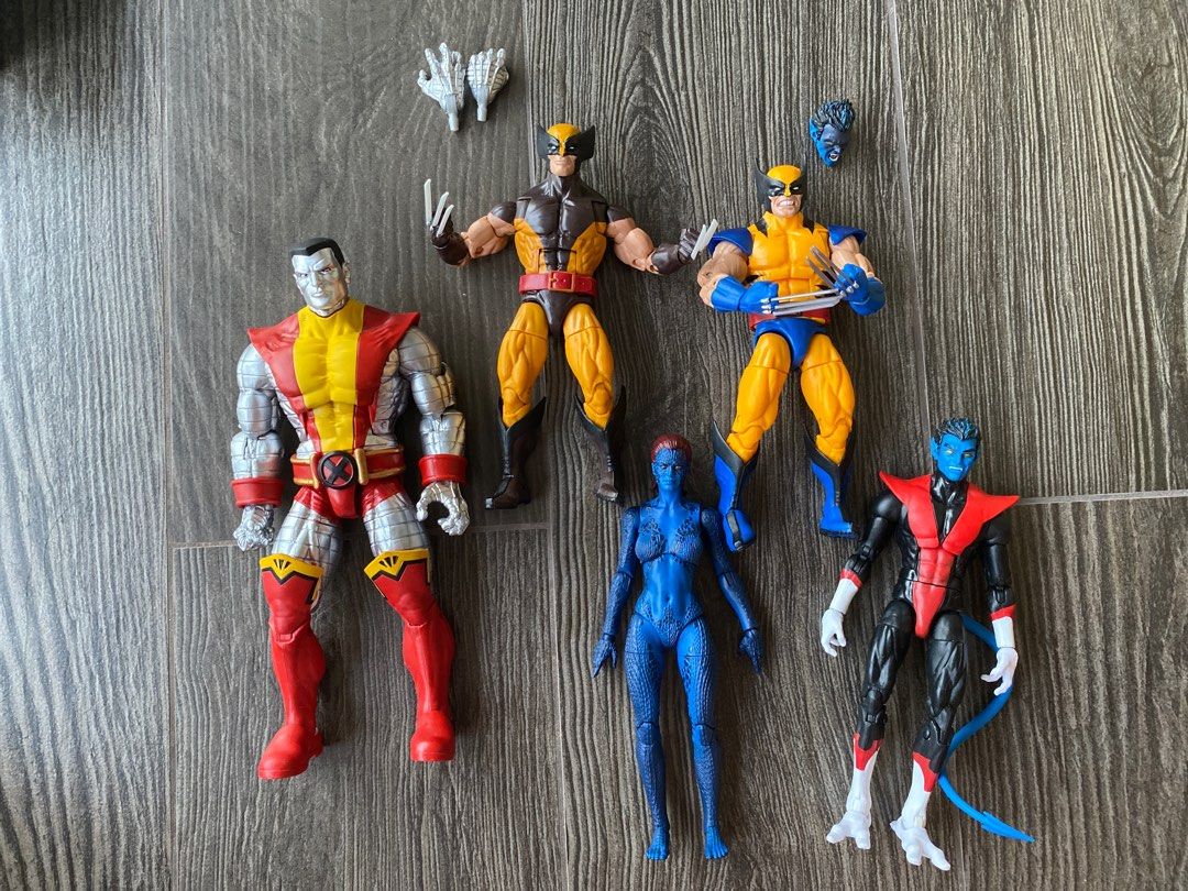 Marvel Legends X-Men lot (Beast, Colossus, Wolverine, Nightcrawler ...