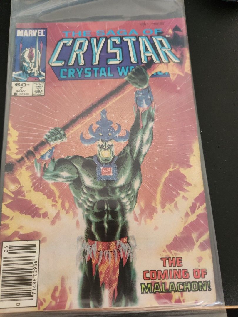 Marvel The saga of Crystar # 7, Hobbies & Toys, Books & Magazines ...
