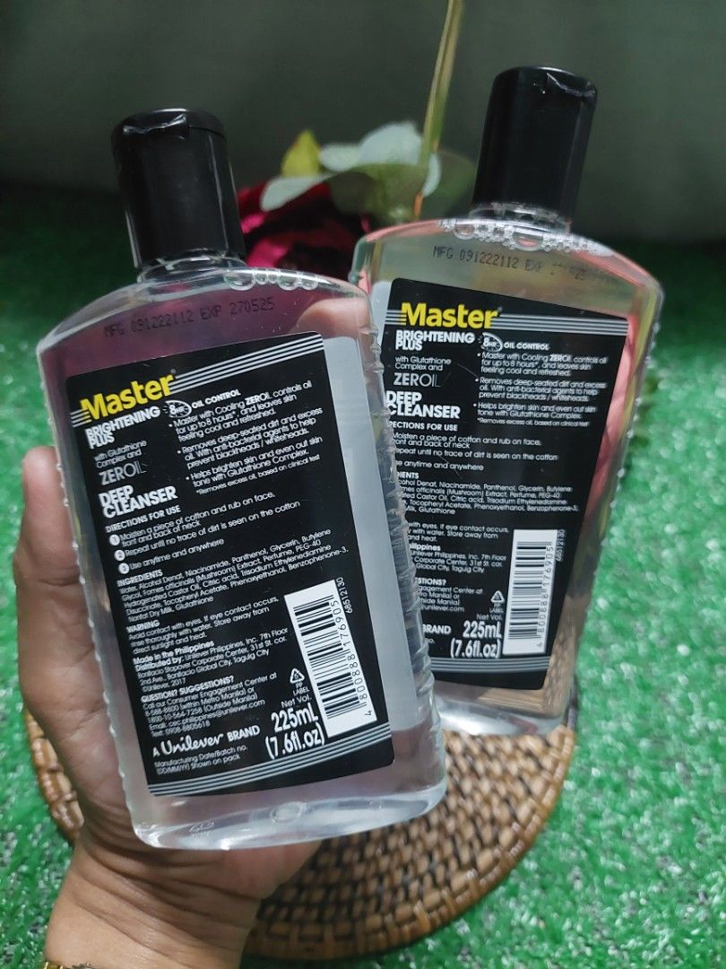 Master Brightening Plus with Glutathione Deep Cleanser 225ml, Beauty ...