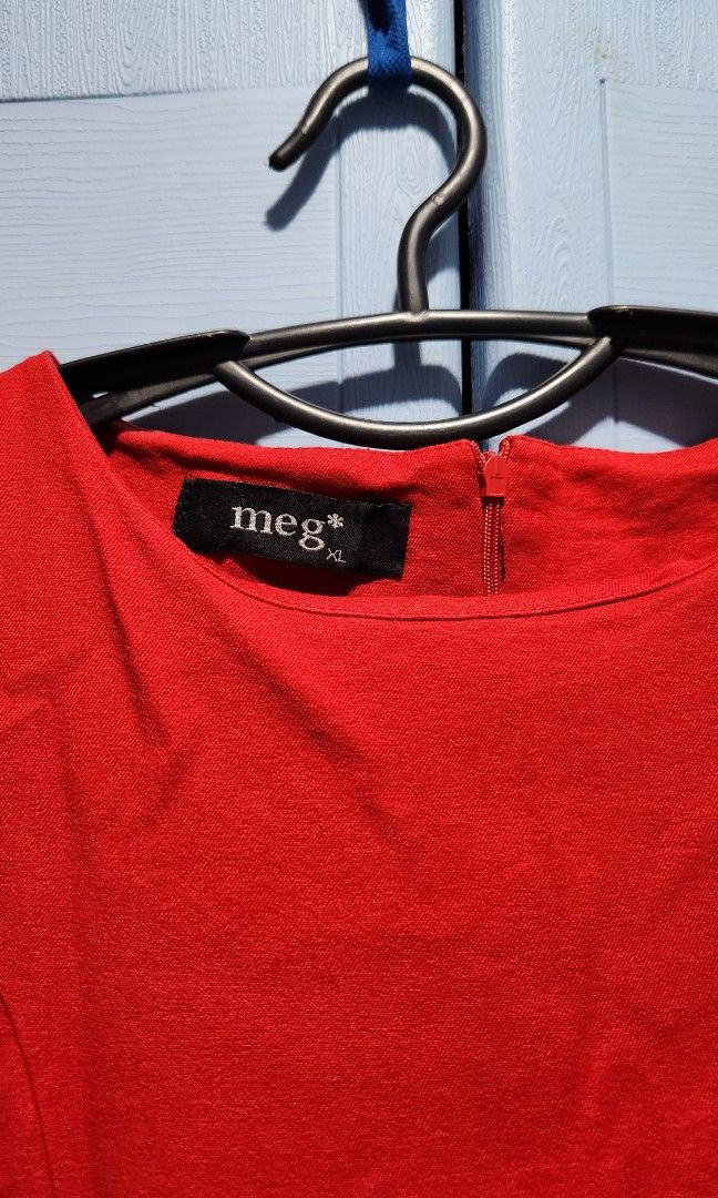 MEG Red Dress on Carousell