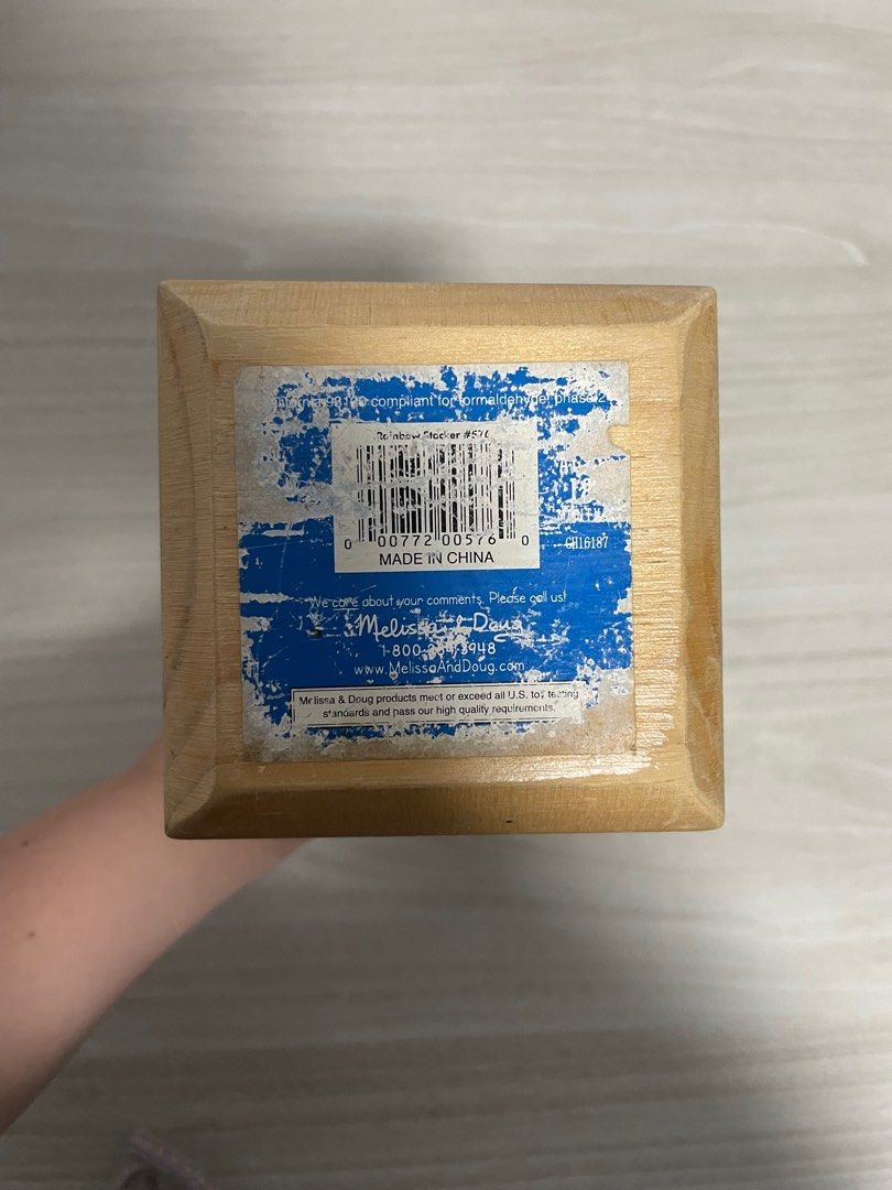 Melissa & Doug Rainbow Stacker (Original), Babies & Kids, Infant ...