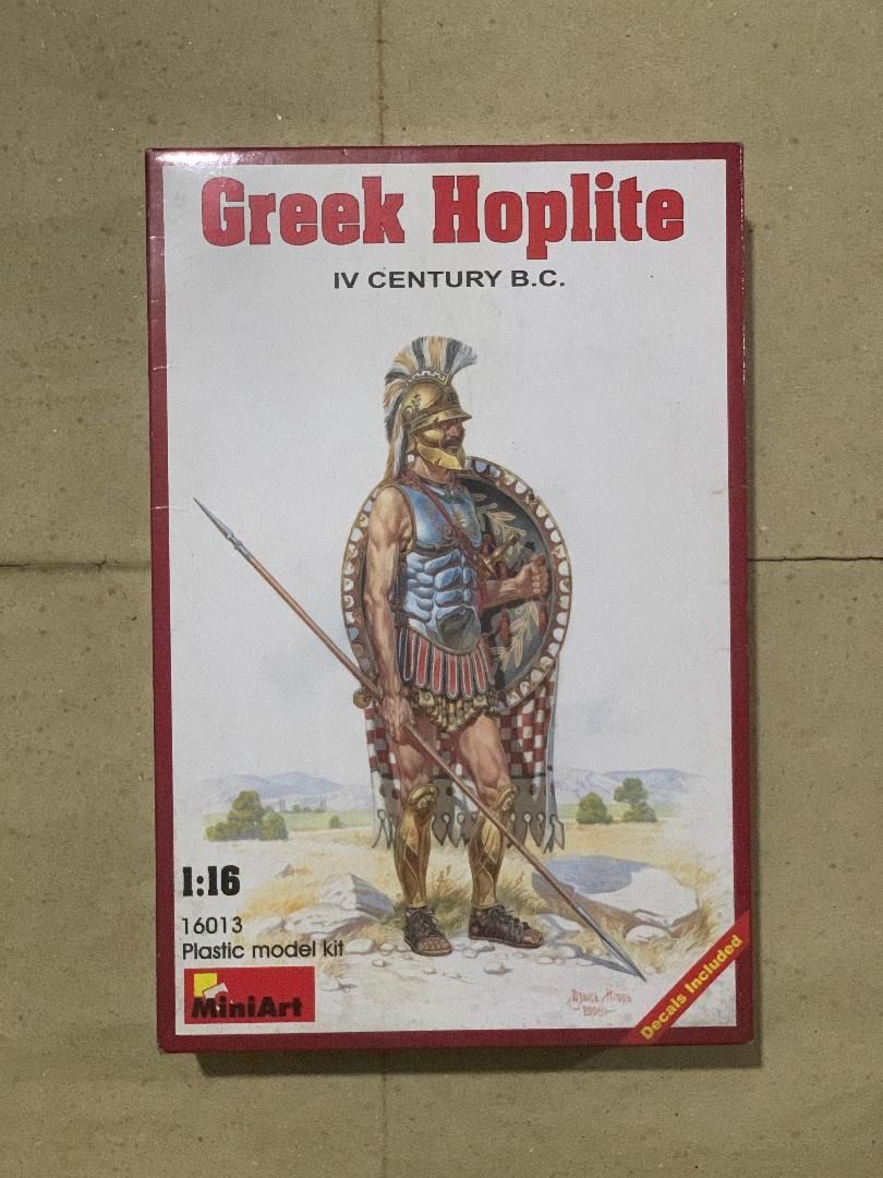 Model Kit: MINI ART: 1:16 Scale: GREEK HOPLITE Figure on Carousell