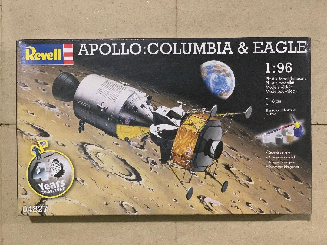Model Kit: REVELL: 1:96 Scale: APOLLO SPACESHIPS: COLUMBIA & EAGLE on ...