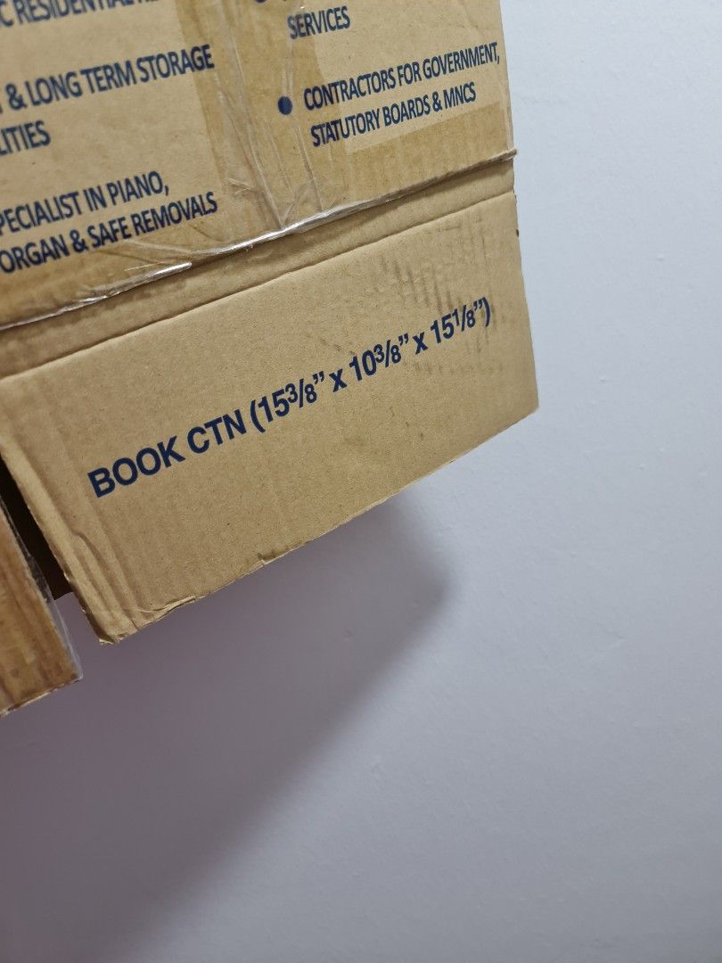 Moving cartons - new and used, Furniture & Home Living, Home ...