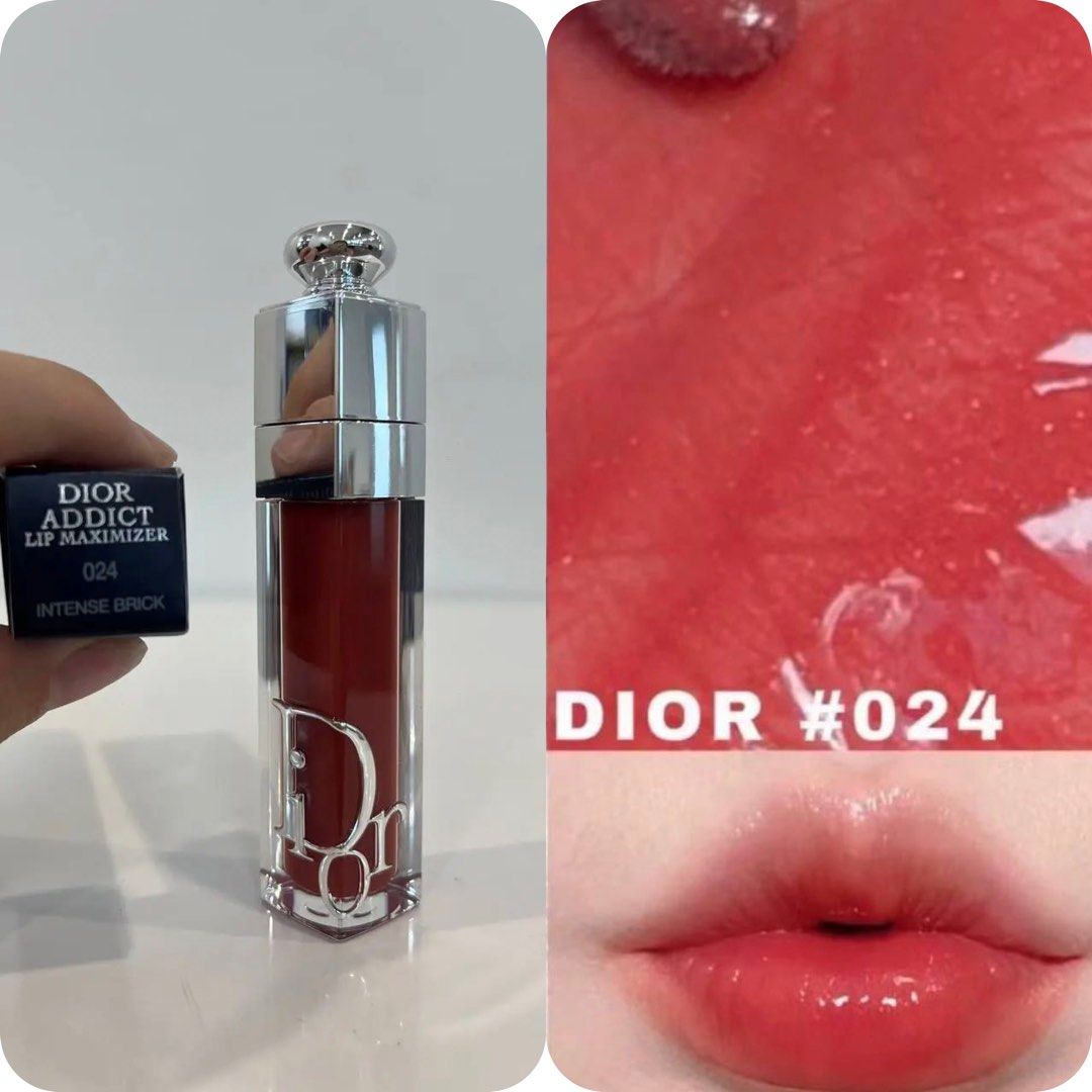 [NEW] 100% ORIGINAL READY STOCK DIOR ADDICT LIP MAXIMIZER #024 INTENSE BRICK LIPSTICK, Beauty ...
