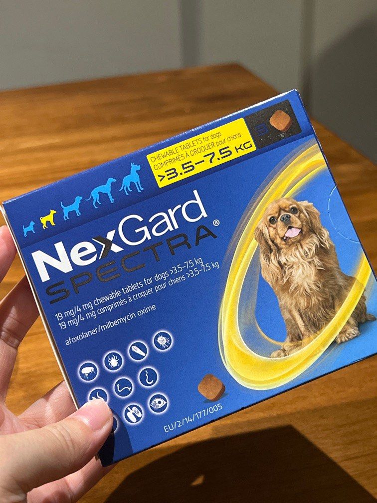Nexgard 3.5 - 7.5kg, Pet Supplies, Pet Food on Carousell