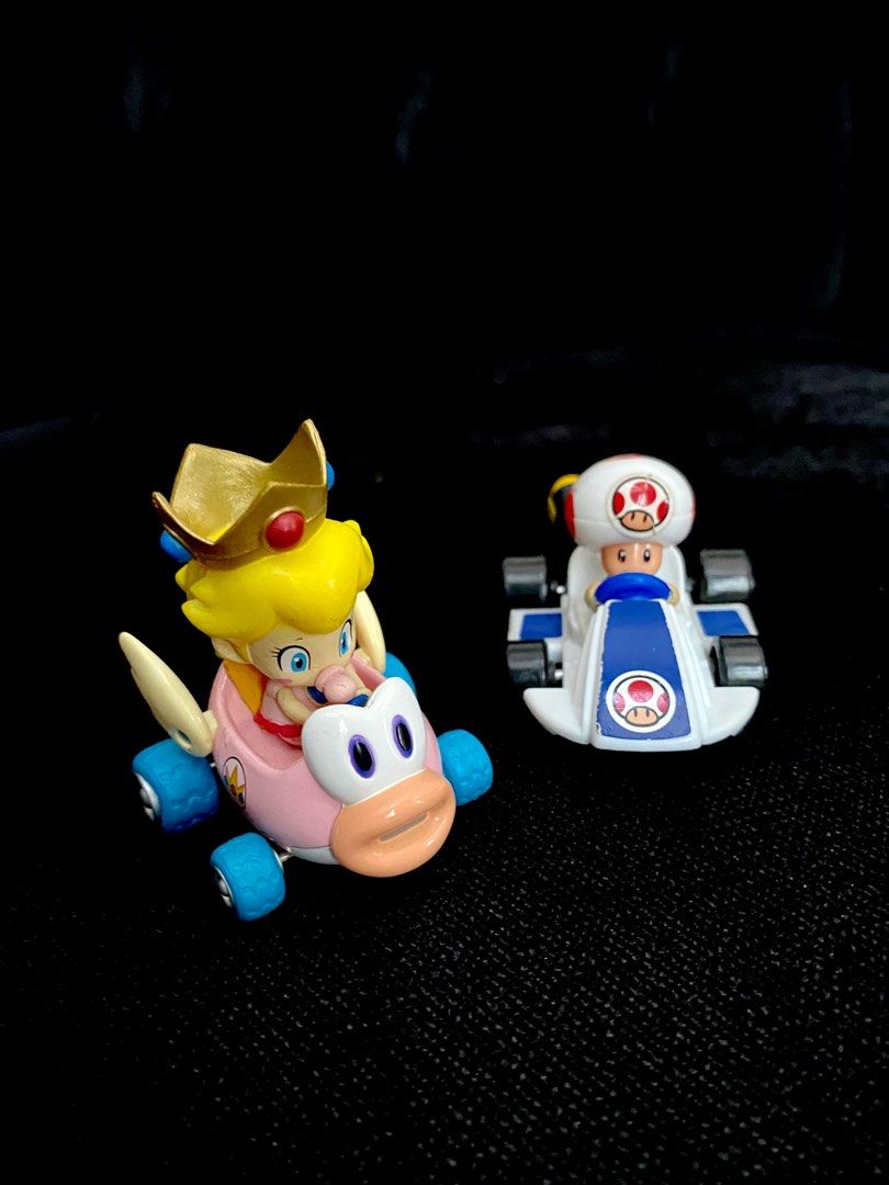 Nintendo Super Mario Baby Princess Peach and Toad Kart, Hobbies & Toys ...