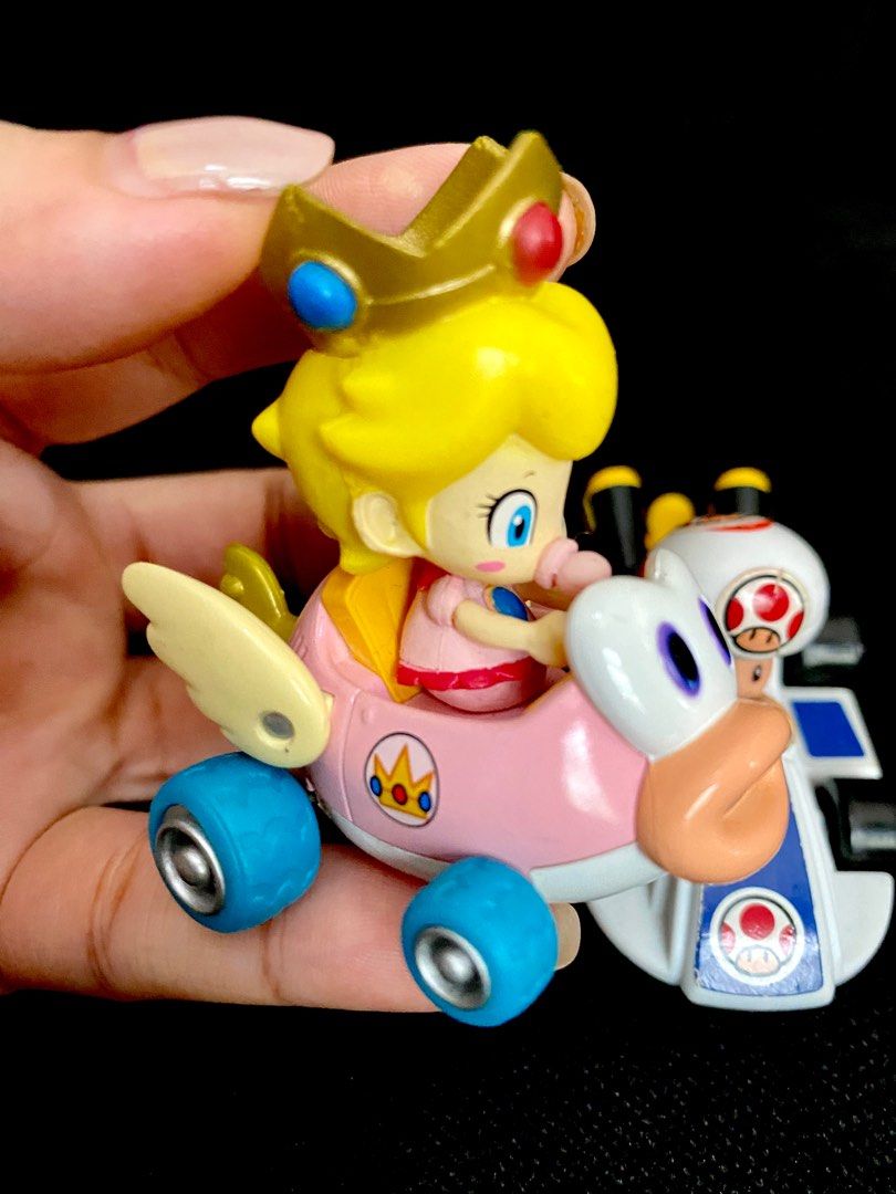 Nintendo Super Mario Baby Princess Peach and Toad Kart, Hobbies & Toys ...
