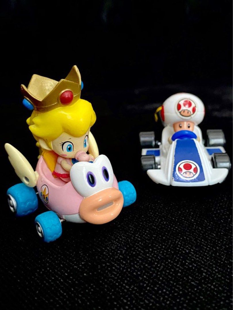 Nintendo Super Mario Baby Princess Peach and Toad Kart, Hobbies & Toys ...
