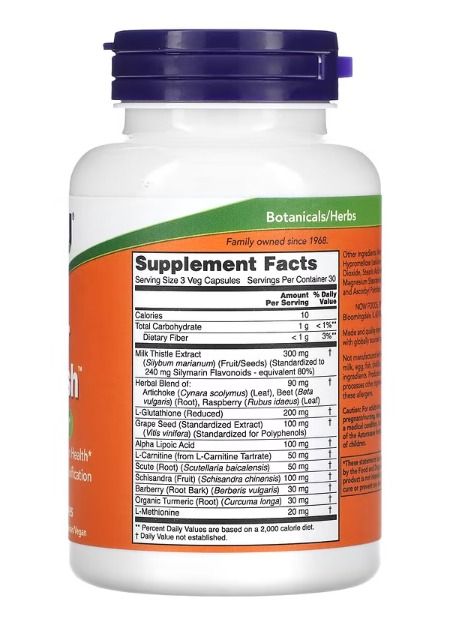 NOW Foods, Liver Refresh, 90 Veg Capsules, Health & Nutrition, Health ...
