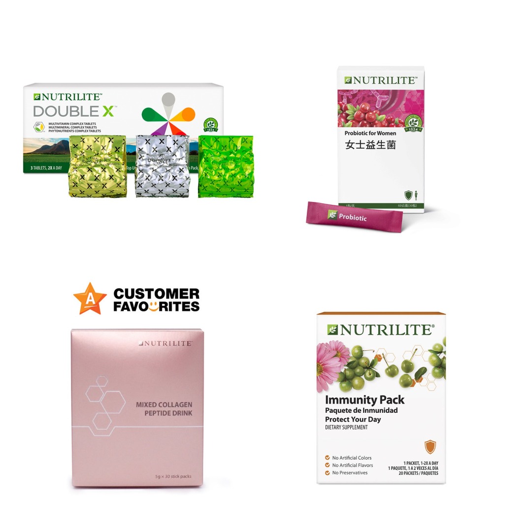 Nutrilite Advanced Double X | Probiotics for Women | Mixed Collagen ...