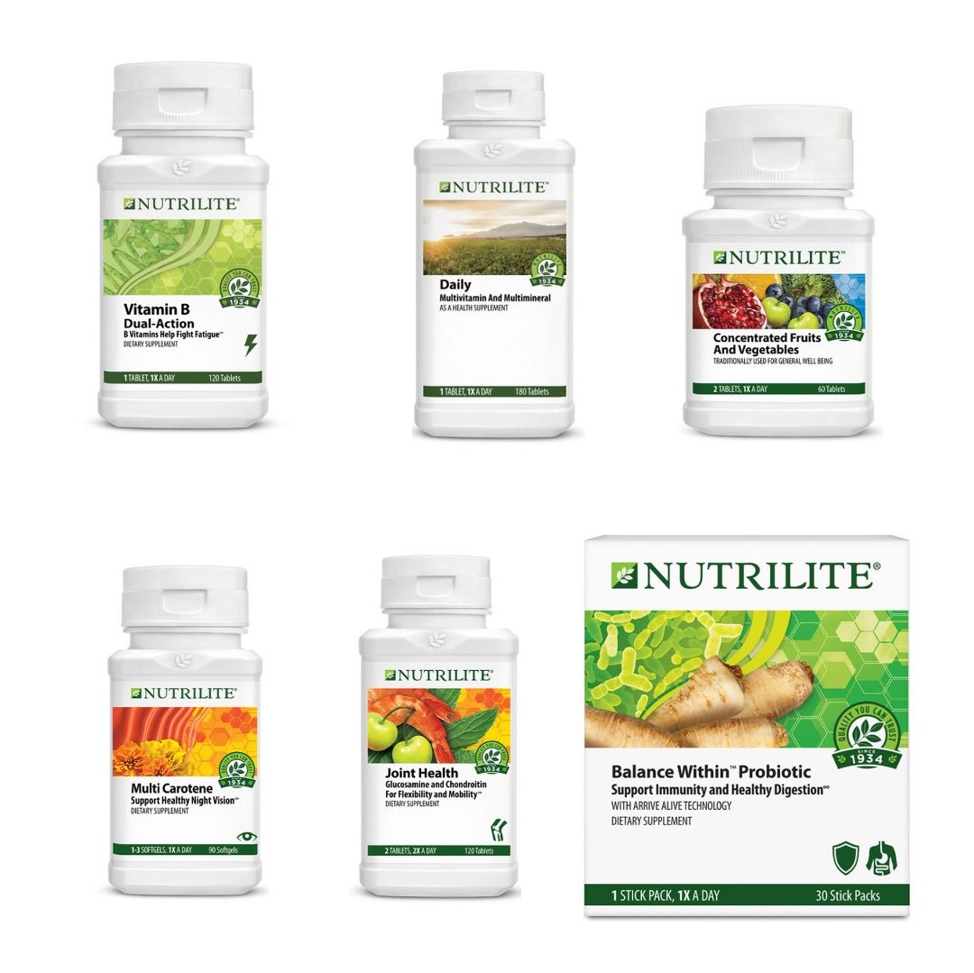 Nutrilite Salmon Omega | Vitamin C Extended Release | Cal Mag D Plus ...