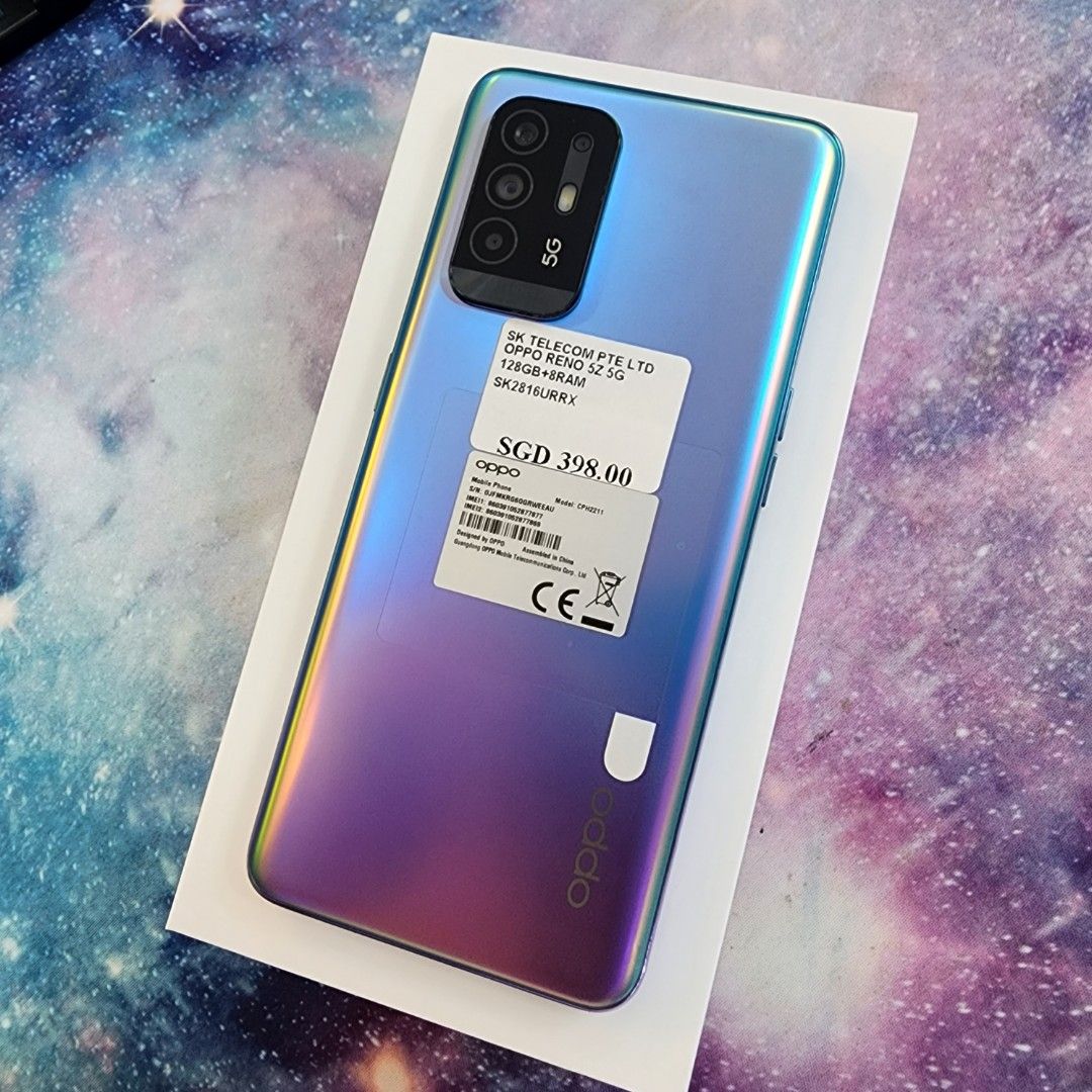 OPPO RENO 5Z 5G 128GB+8RAM (LIKE NEW), Mobile Phones & Gadgets, Mobile ...
