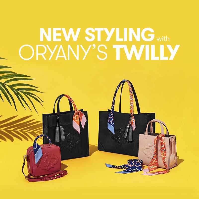 ORYANY NEW YORK SHOPPER TOTE BAG IN NYLON AND LEATHER lightweight ...