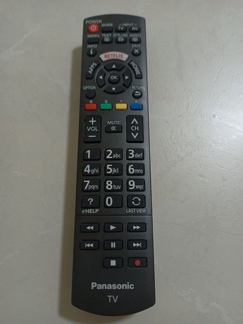 Panasonic Remote Control, TV & Home Appliances, TV & Entertainment, TV ...
