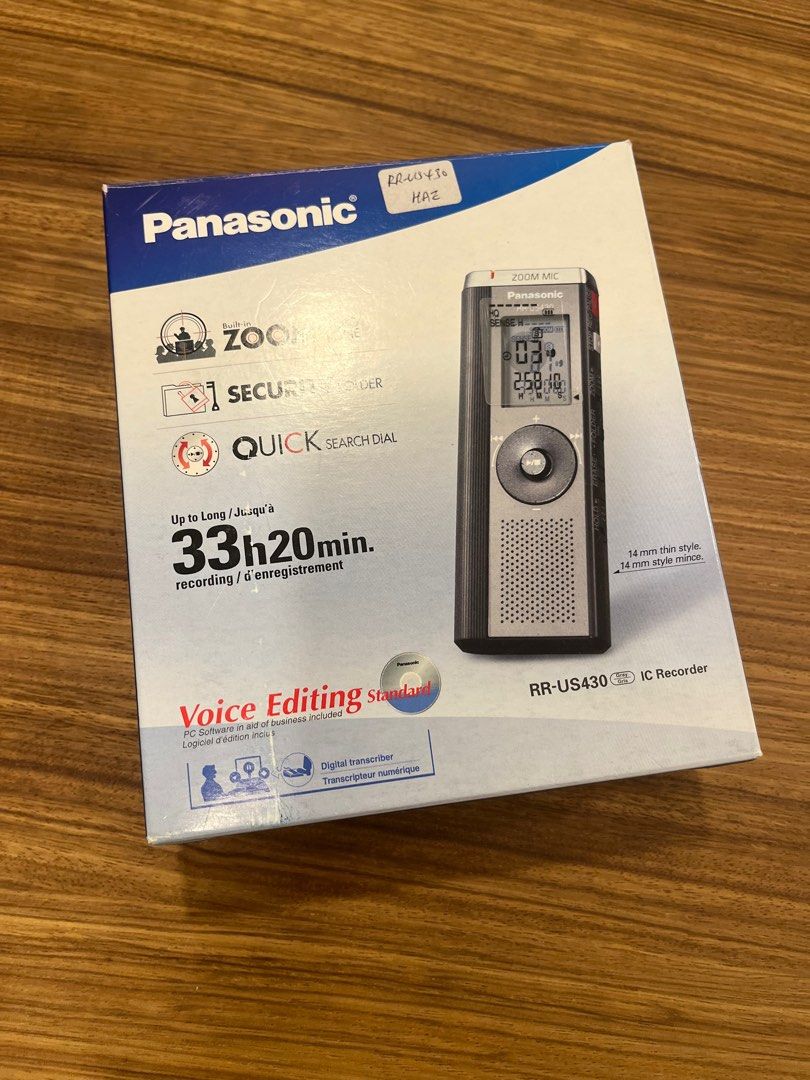 Panasonic voice recorder, Audio, Voice Recorders on Carousell