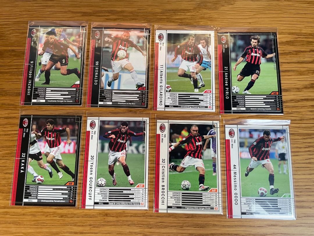 Panini WCCF AC Milan, Inter Milan & Juventus Team Lots, Hobbies & Toys, Memorabilia ...