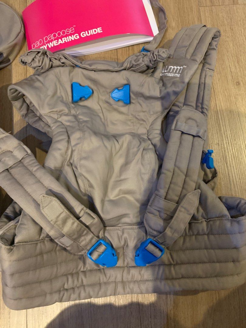 Pao Papoose 3 in 1 front & back Baby Carrier, Babies & Kids, Going Out ...