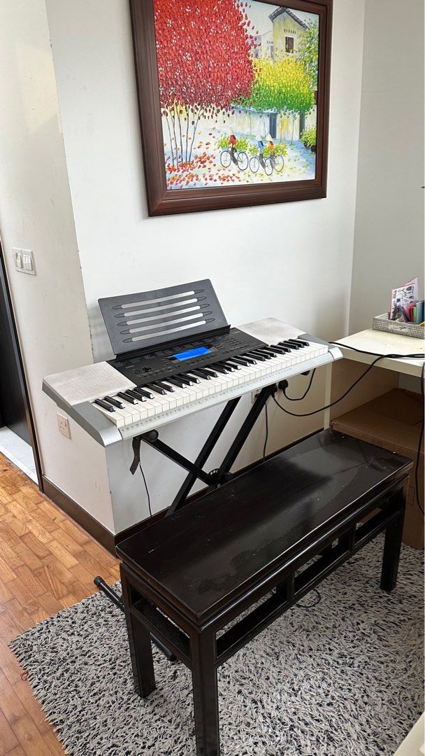 piano bench + keyboard Casio CTK-4200, Hobbies & Toys, Music & Media ...